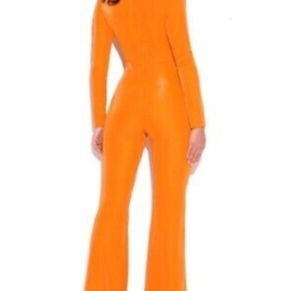 Miss Circle | Pants & Jumpsuits | Nwt Miss Circle Orange Jumpsuit ...